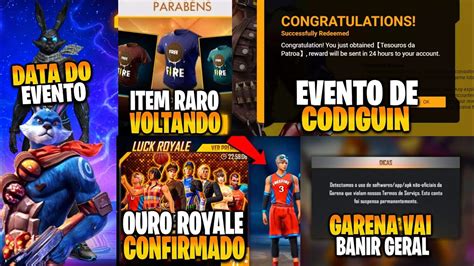 EVENTO CODIGUIN OURO ROYALE ESPECIAL BAN EM GERAL E CAMISETAS RARAS