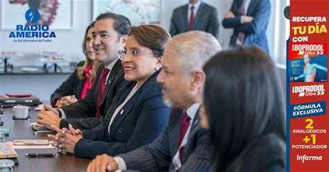 La presidenta de Honduras se reúne con el BID y el CAF en la cumbre UE