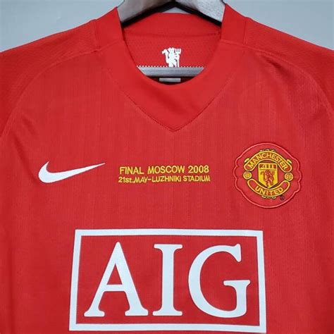 Camiseta Retro Manchester United Edición Final UCL 2007 08 Trizhop
