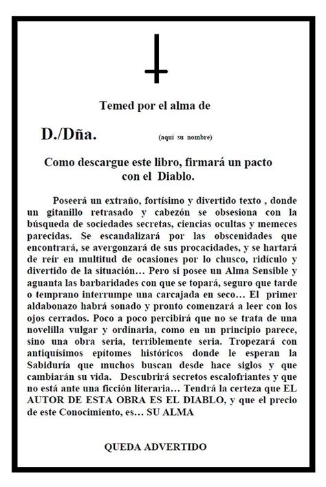 Liber Diaboli Quiere Vender Su Alma A Cambio De Conocimiento Pues