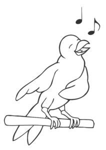 Passarinho Para Colorir Desenhos Lindos Para Imprimir