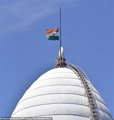 Flags Fly At Half Mast In India As The Country Observes A Day Of