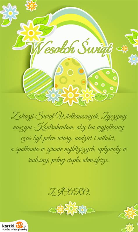 kartki dla klientów kontrahentów