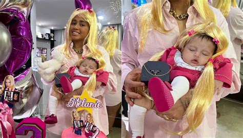 MC Loma tem as melhores ideias para as festas da filha Melanie já