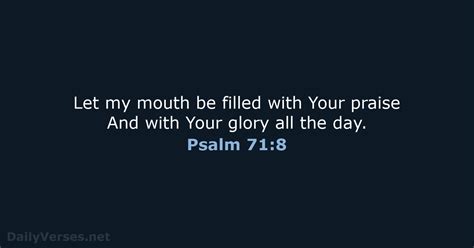 December Bible Verse Of The Day Nkjv Psalm