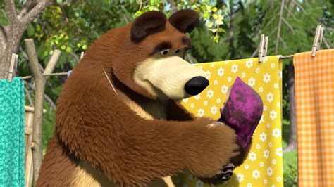 Cartoon Masha And The Bear Hd Wallpaper Bergerak Masha And The Bear