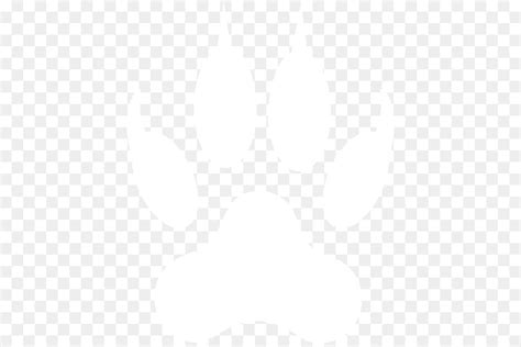 Wolf Paw Print Silhouette