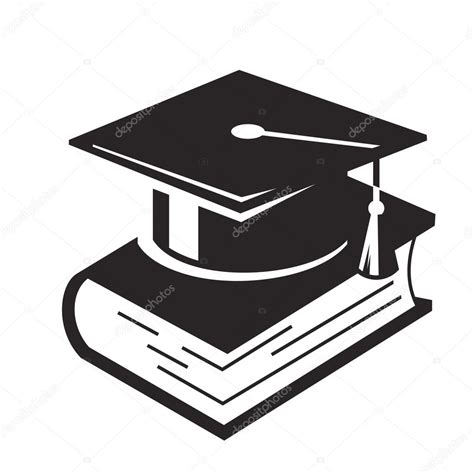 Tapa de graduación y libros Vector de Stock de bioraven 95597738