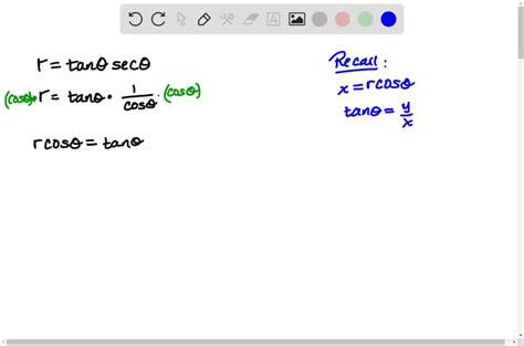 solved identify the curve by finding a cartesian equation for the curve r 4sec theta