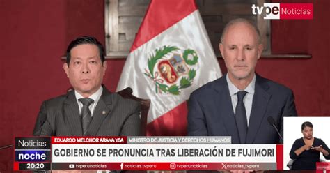 Gobierno se pronuncia tras liberación de Fujimori y no acata resolución