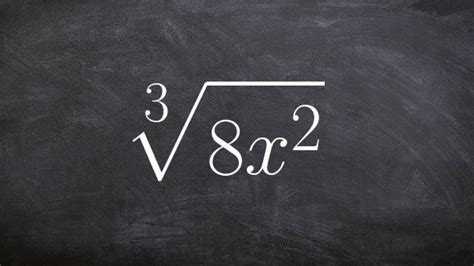 learn how to simplify the cube root of an expression youtube