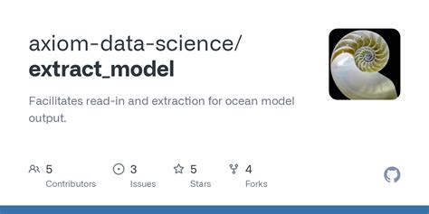 Github Axiom Data Science Extract Model Facilitates Read In And