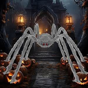 Kinyoda Halloween Deko Outdoor Spinne Gro Riesenspinne Cm Gruselige