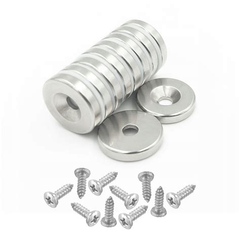 MAGNES NEODYMOWY Z OTWOREM pod wkręt 15x3mm okrągły walcowy HUNTER 10