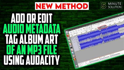 How To Add Or Editing Metadata With Audacity Youtube