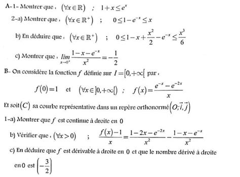 Bac Maroc SM Rattrapage Options A Et B 2022