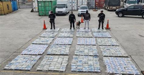 Ecuador decomisaron una tonelada de clorhidrato de cocaína que tenía