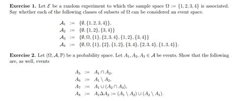solved exercise 1 let e be a random experiment to which the