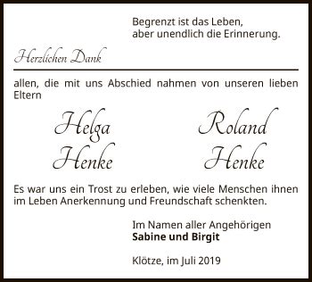 Traueranzeigen Trauer De