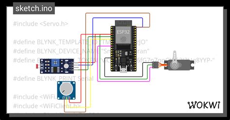 jemuran o wokwi esp32 stm32 arduino simulator