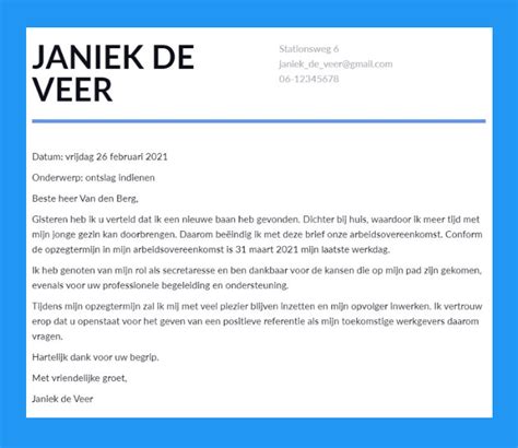 Hoe Maak Ik Een Ontslagbrief Praktische Tips En Voorbeeldformat