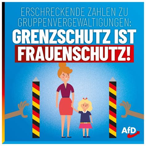 Afd On Twitter Erschreckende Zahlen Zu Gruppenvergewaltigungen