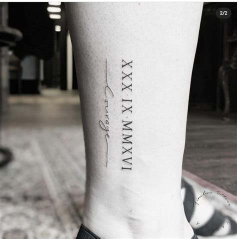 Top Roman Numeral Tattoo Ideas Inspiration Guide Artofit
