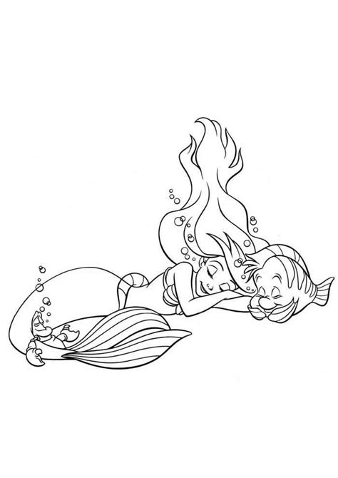 53 Desenhos Da Ariel Para Colorir