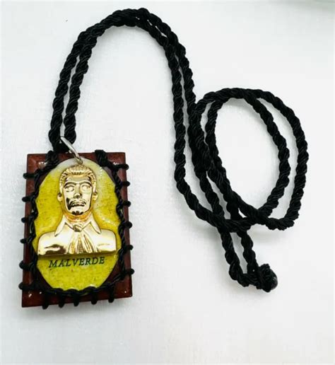 Escapulario En Jesus Malverde San Judas Tadeo En Medalla De Oro