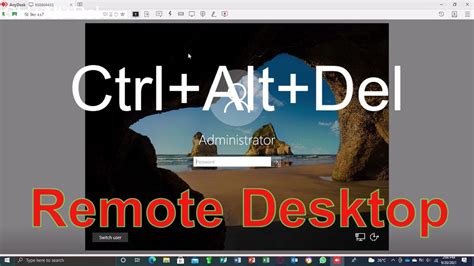 How To Press Ctrl Alt Del In Anydesk How To Press Control Alt Delete