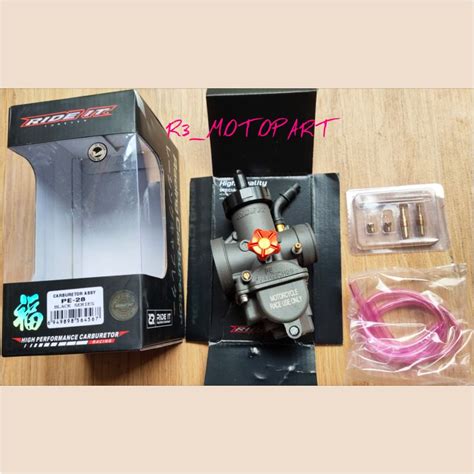 Jual Karbu Karburator NSR PE 28 RIDE IT Black Series ORI ORIGINAL