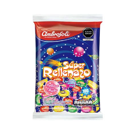 SUPER RELLENAZO X100UND X450GR Candyland Perú