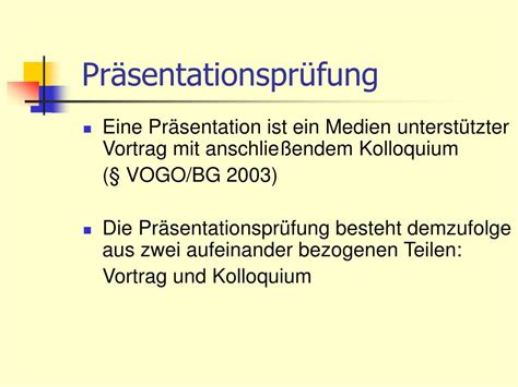 PPT Das Kolloquium zur Präsentation PowerPoint Presentation free