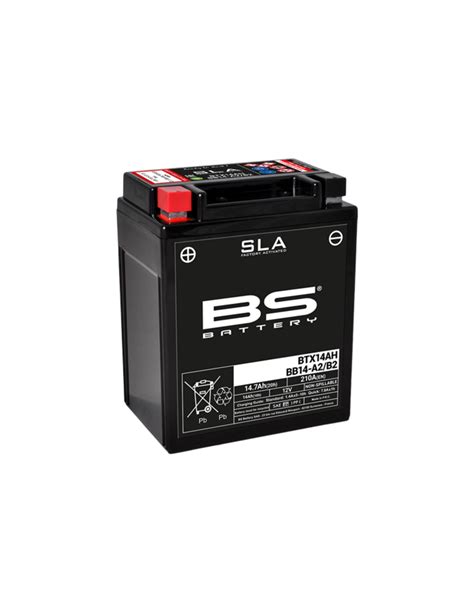 Batterie BS BATTERY SLA sans entretien activé usine BTX14AH BB14 A2 B2