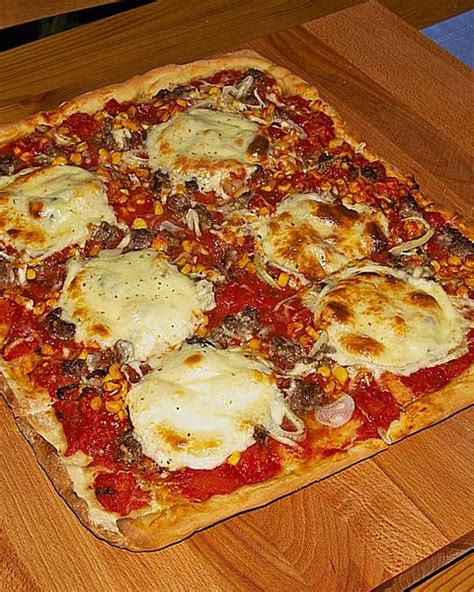 Hackfleischpizza Rezepte Chefkoch