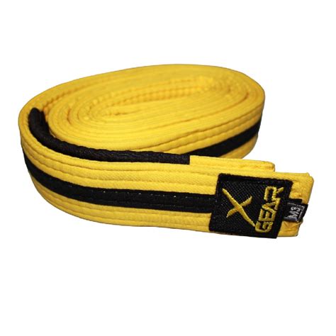 Faixa Amarelo Preto Jiu Jitsu Amarela Ponta Xgear Shopee Brasil