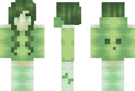 Pixeledme Slime Girl Minecraft Skin Slimes Girl Minecraft Skins