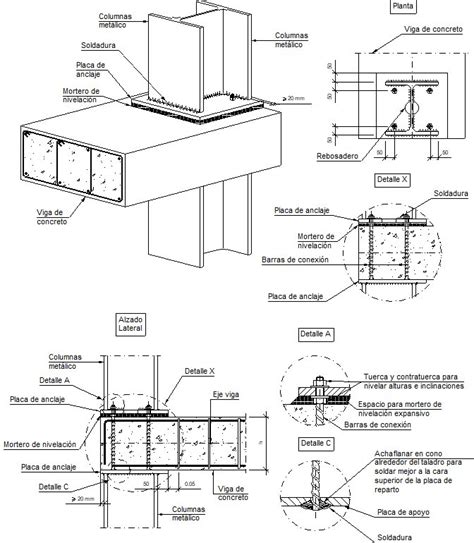 Detalles Constructivos CYPE EAM019 Unión en extremo de vano de viga