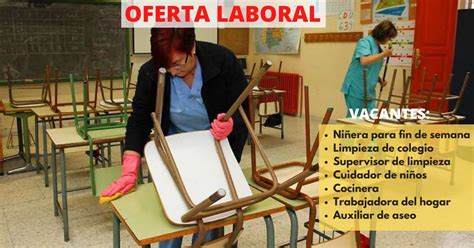 Se Solicita Personal para Limpieza de Colegios Jardines y Niñeras