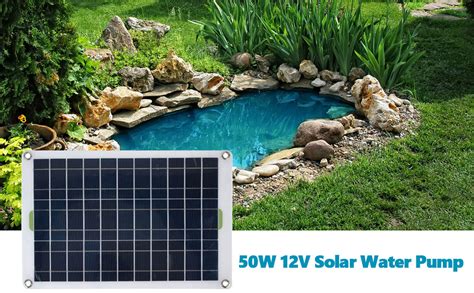 Kit de pompe à eau solaire Panel 800L h 12V pour Maison voiture et
