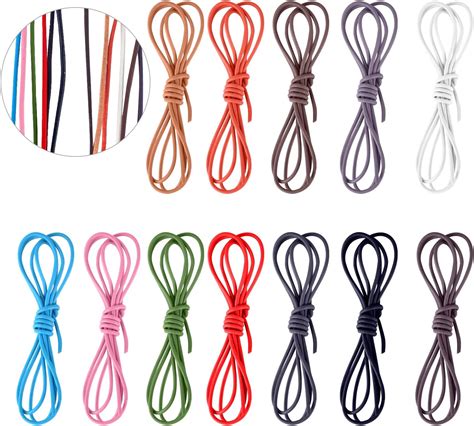 Artisan SH 20 Stück Wildlederband 1m x 3mm Lederband Farbe Lederschnur