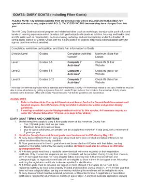 Fillable Online Extension Purdue Goat Types Dairy Goats Vs Meat Goats