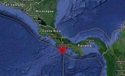 Sismo de magnitud 5 2 estremece frontera de Costa Rica y Panamá