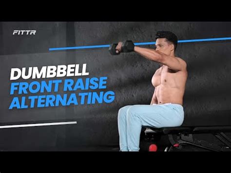 How To Do Dumbbell Front Raise Alternating Exercise Video