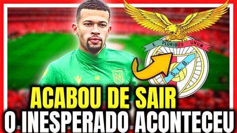SAIU AGORA ESSA FOI DE ÚLTIMA HORA NOTICIAS DO BENFICA HOJE NOTICIAS