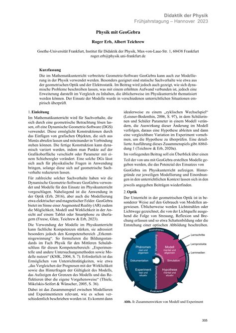 Pdf Physik Mit Geogebra