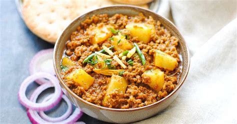 Keema Aloo Scrumptious Mince With Potatoes Indian Ambrosia