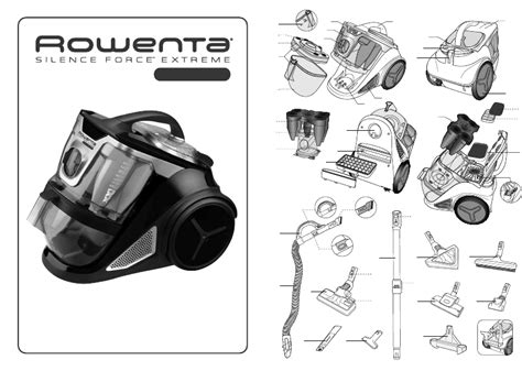 Manuale Rowenta Silence Force Extreme Multi Cyclonic Ro Italiano