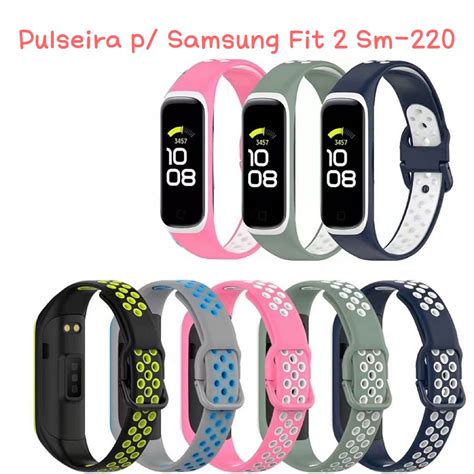 Pulseira Sport Furo Silicone Para Smartband Samsung Galaxy Fit 2 Sm