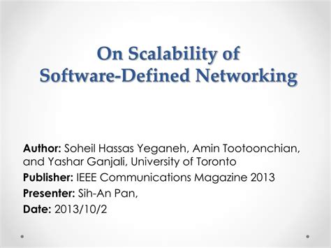 ppt on scalability of software defined networking powerpoint presentation id 5510696